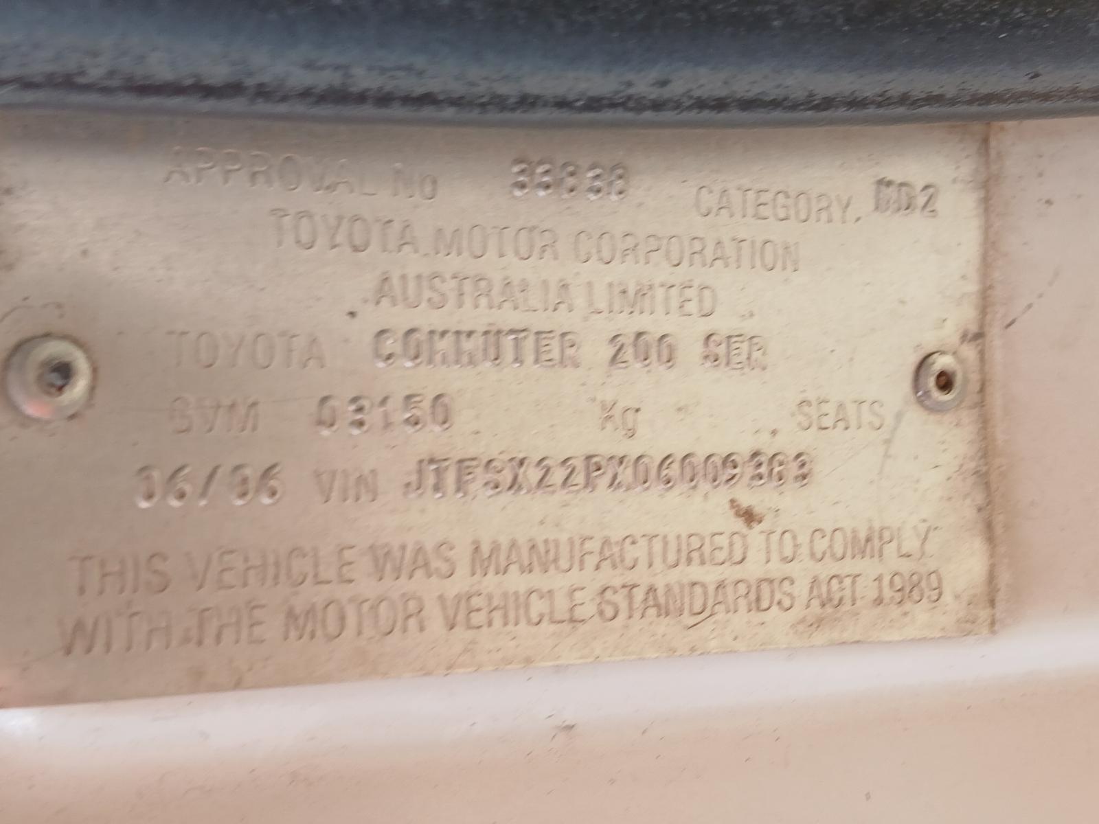 Differential Centre Hiace Toyota 2006