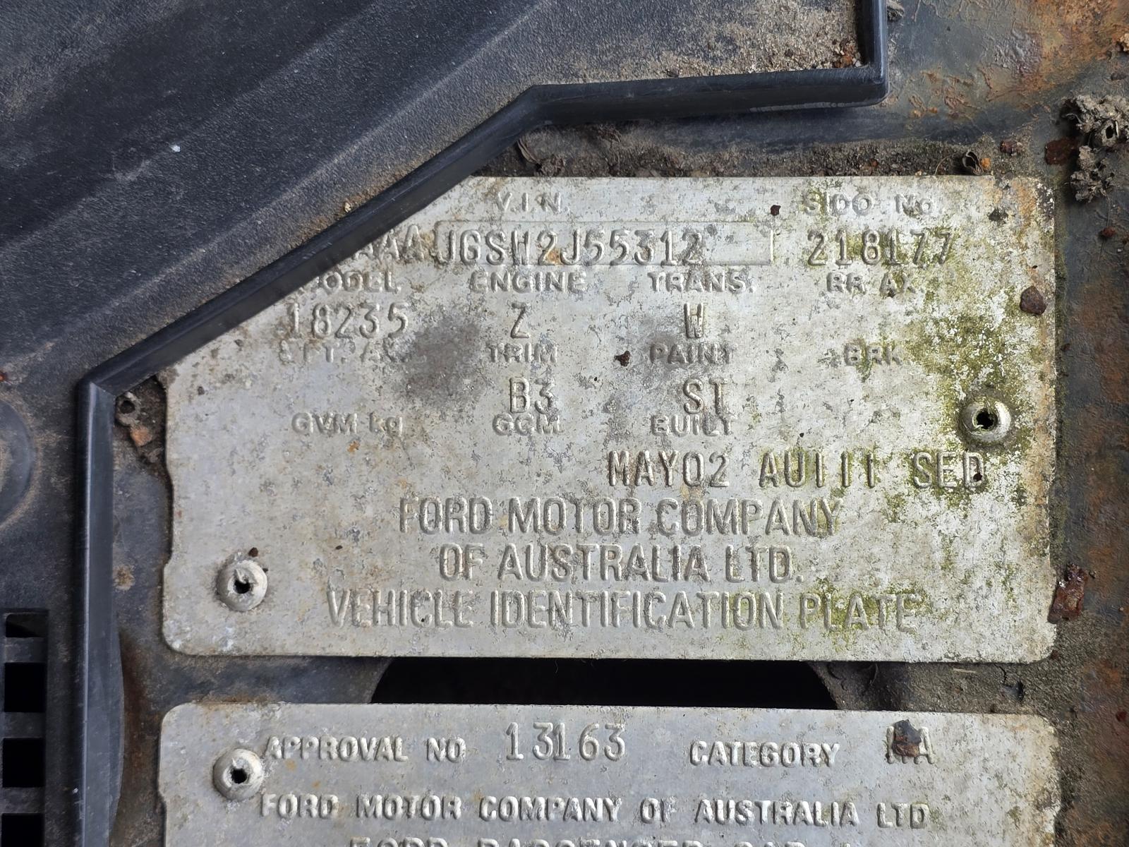 Abs Pump/Modulator Falcon Ford 2002